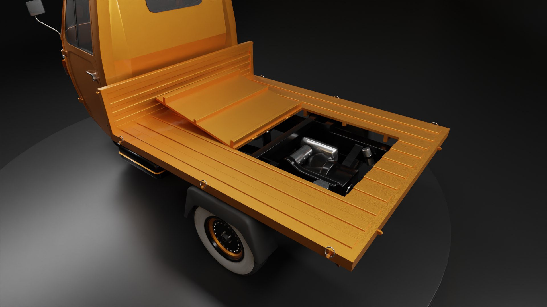 3D Piaggio Ape P601 Model - TurboSquid 1993460