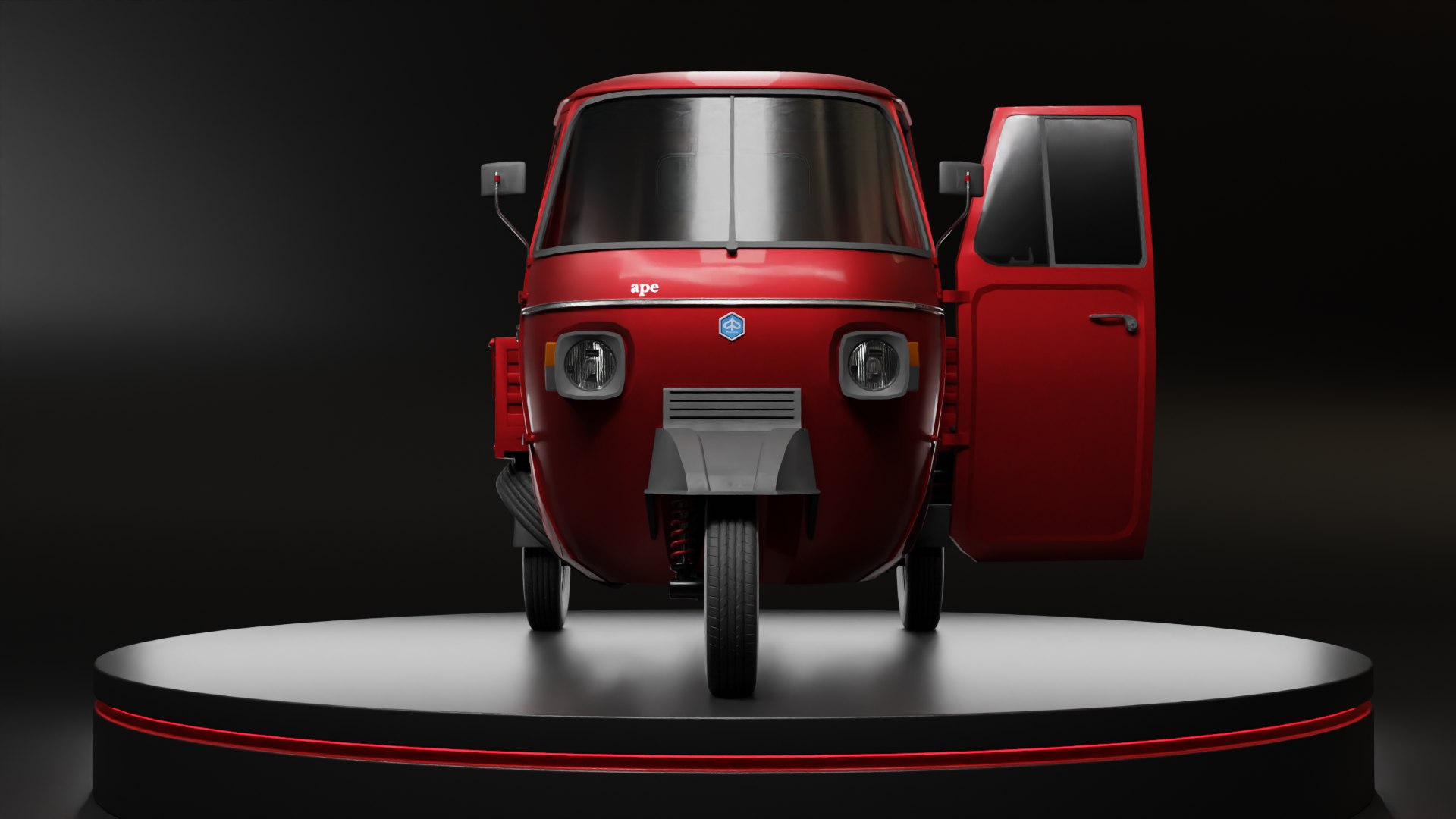 3D Piaggio Ape P601 Model - TurboSquid 1993460