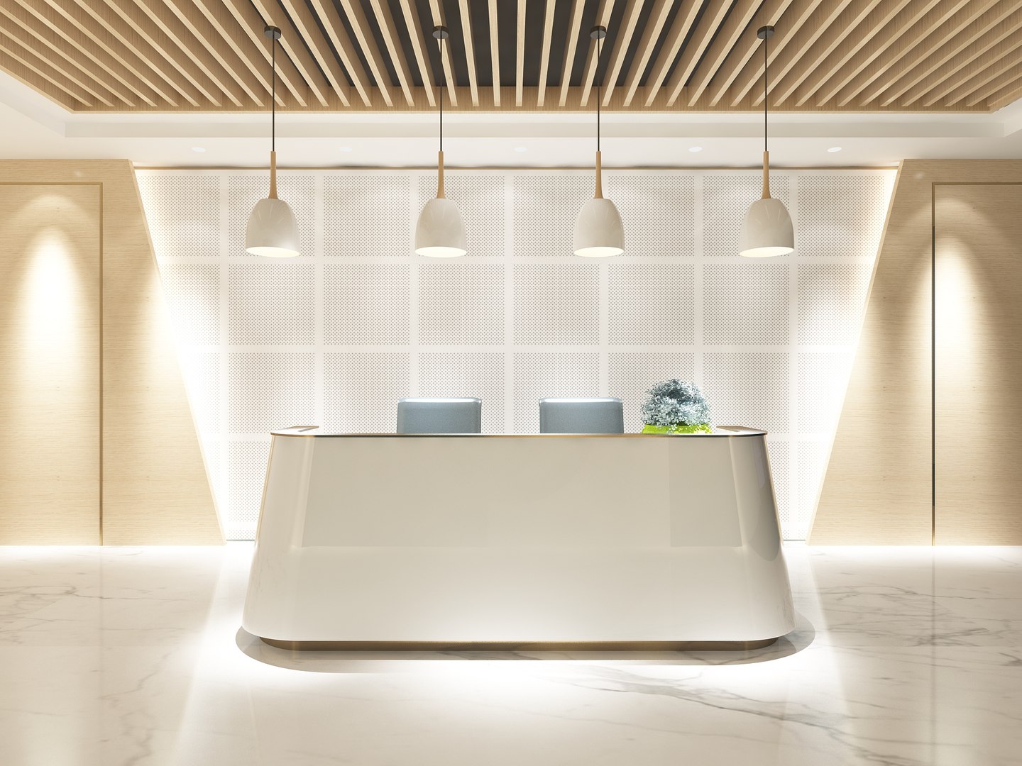 modelo 3d Reception Desk - 007 - TurboSquid 1987967