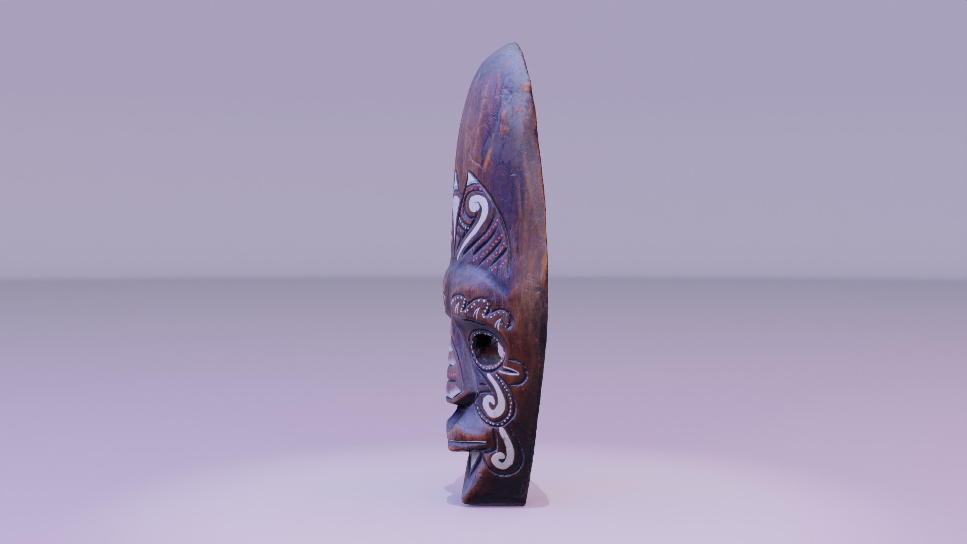 3D model Decorative African wall Mask 10 high-poly 3D model ...