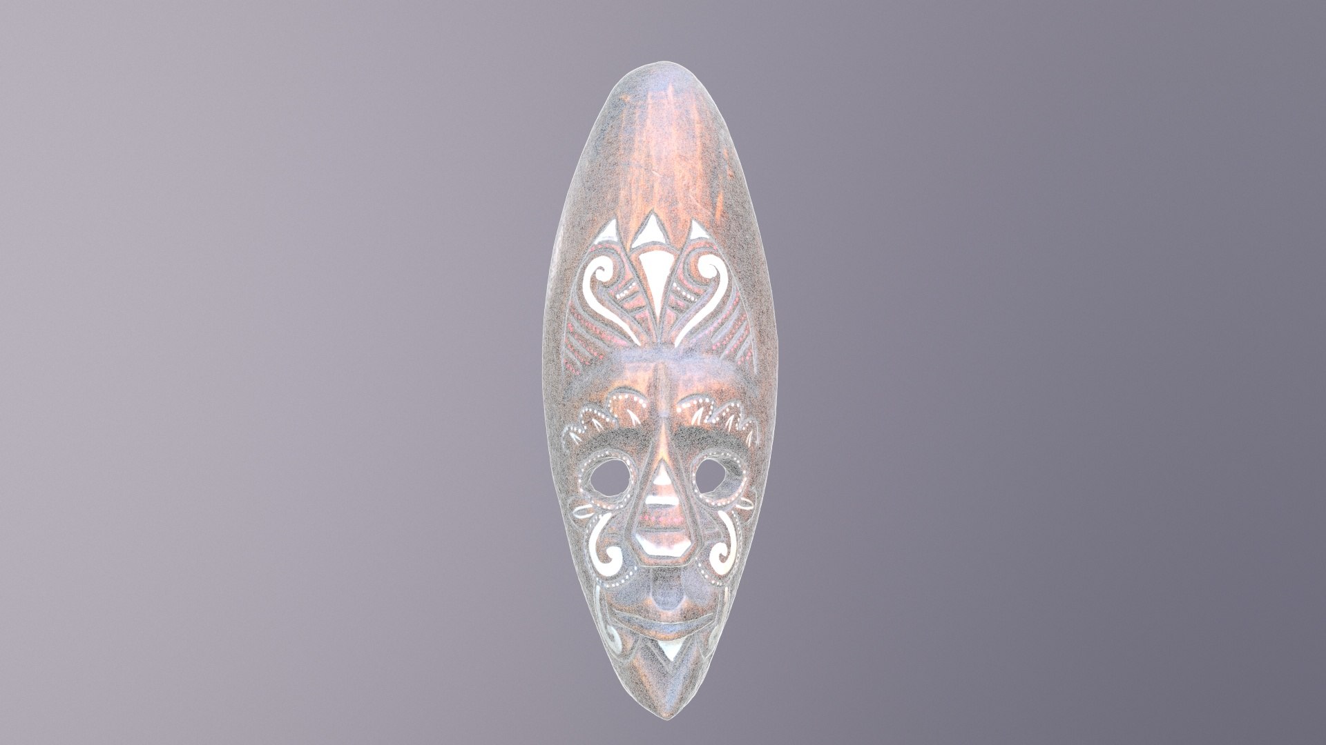 3D model Decorative African wall Mask 10 high-poly 3D model ...