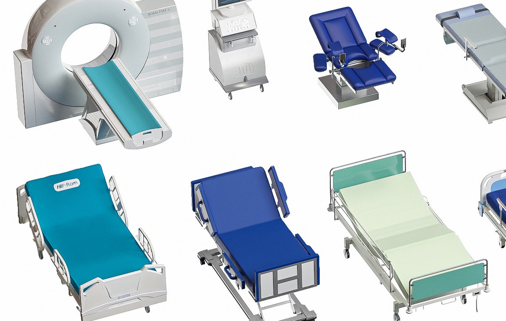 Medical Equipment Medical Table Medical CT Scanner Monitor Medical ...