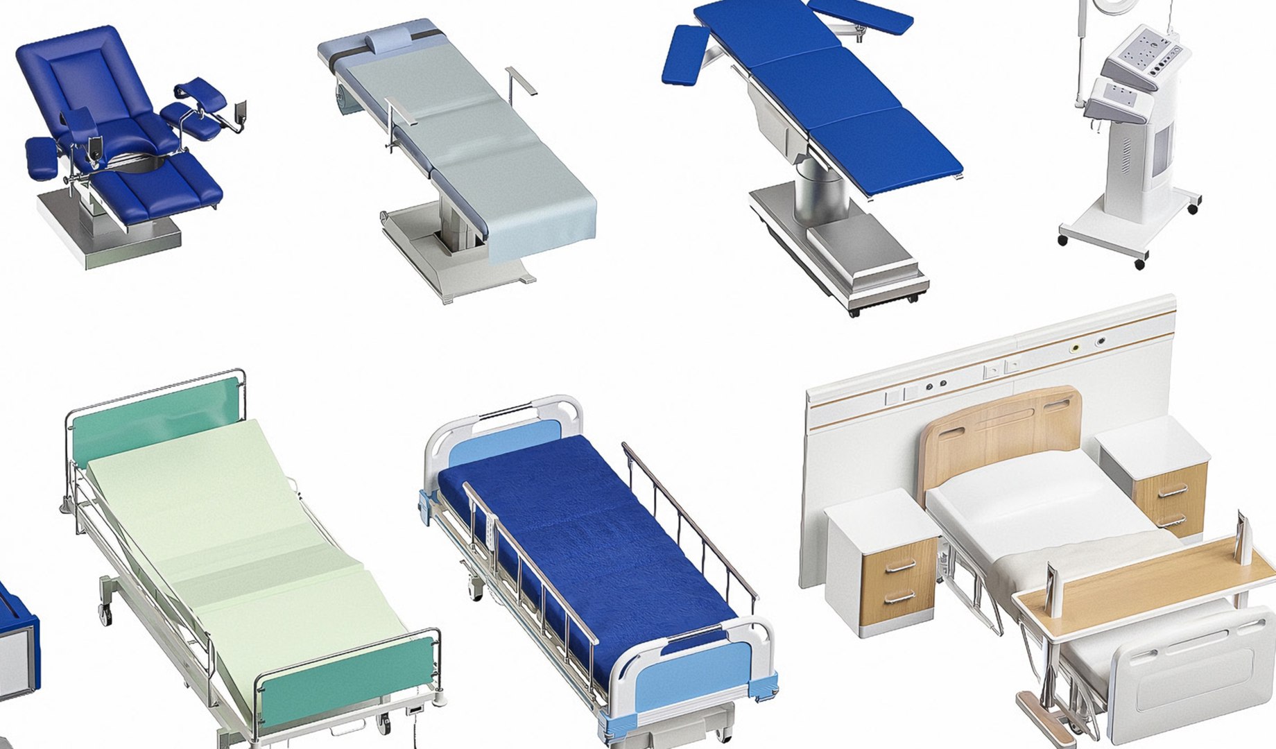 Medical Equipment Medical Table Medical CT Scanner Monitor Medical ...