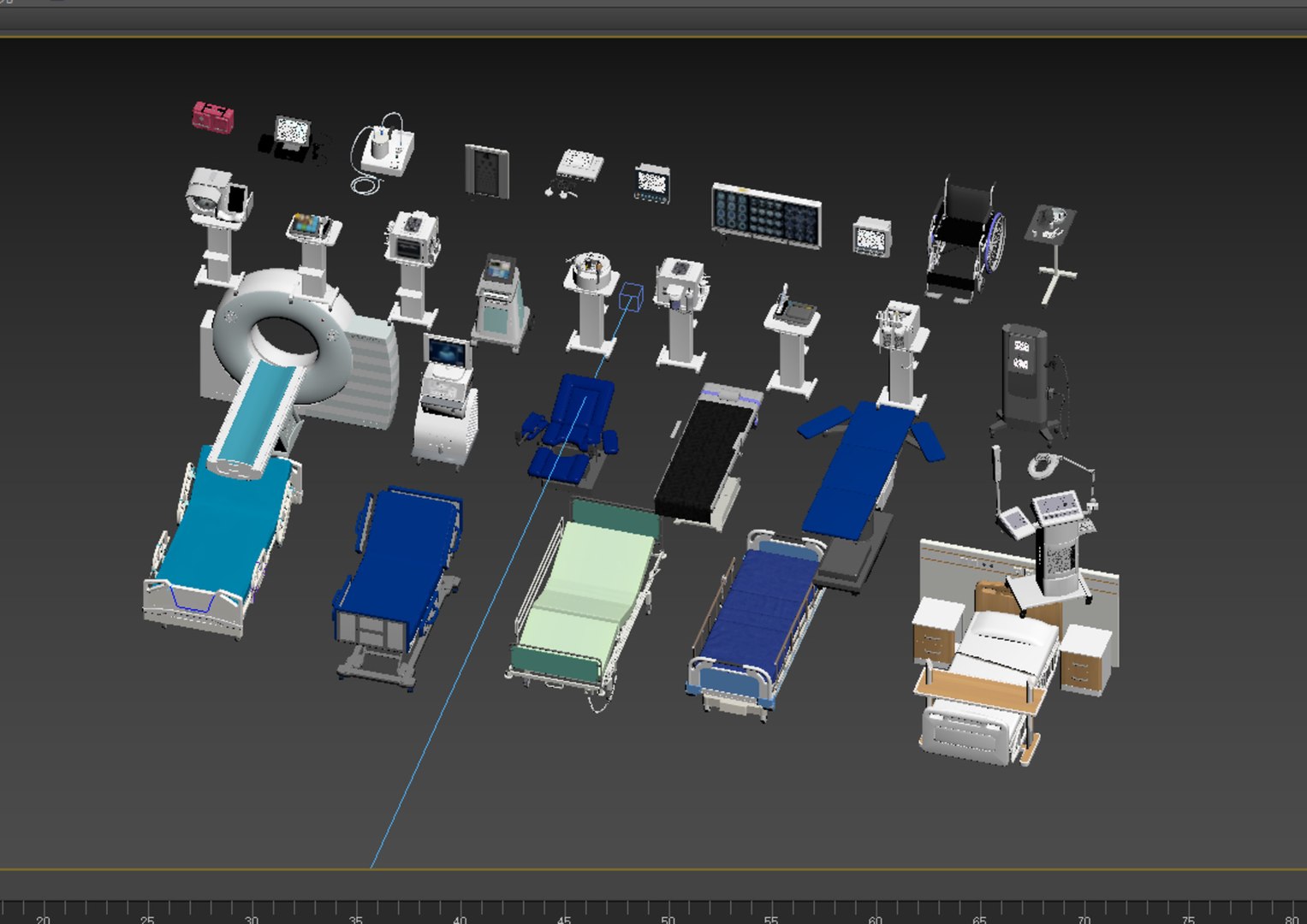 Medical Equipment Medical Table Medical CT Scanner Monitor Medical ...