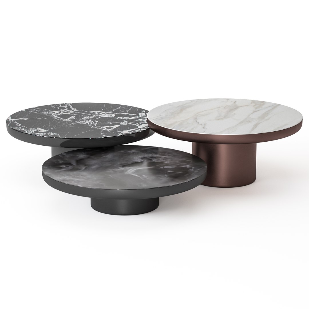 3D Minotti Brady Coffee Tables - TurboSquid 2130466