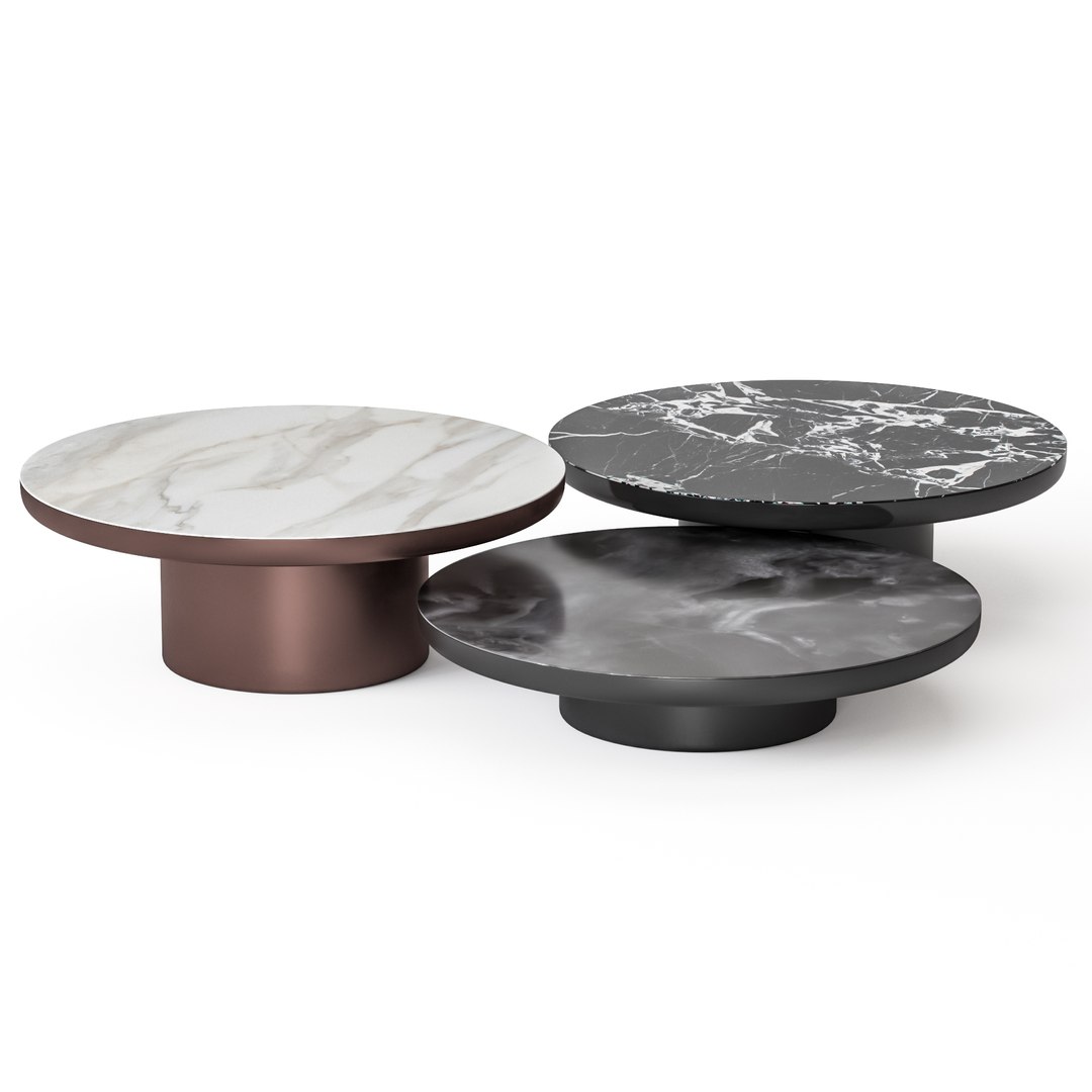 3D Minotti Brady Coffee Tables - TurboSquid 2130466