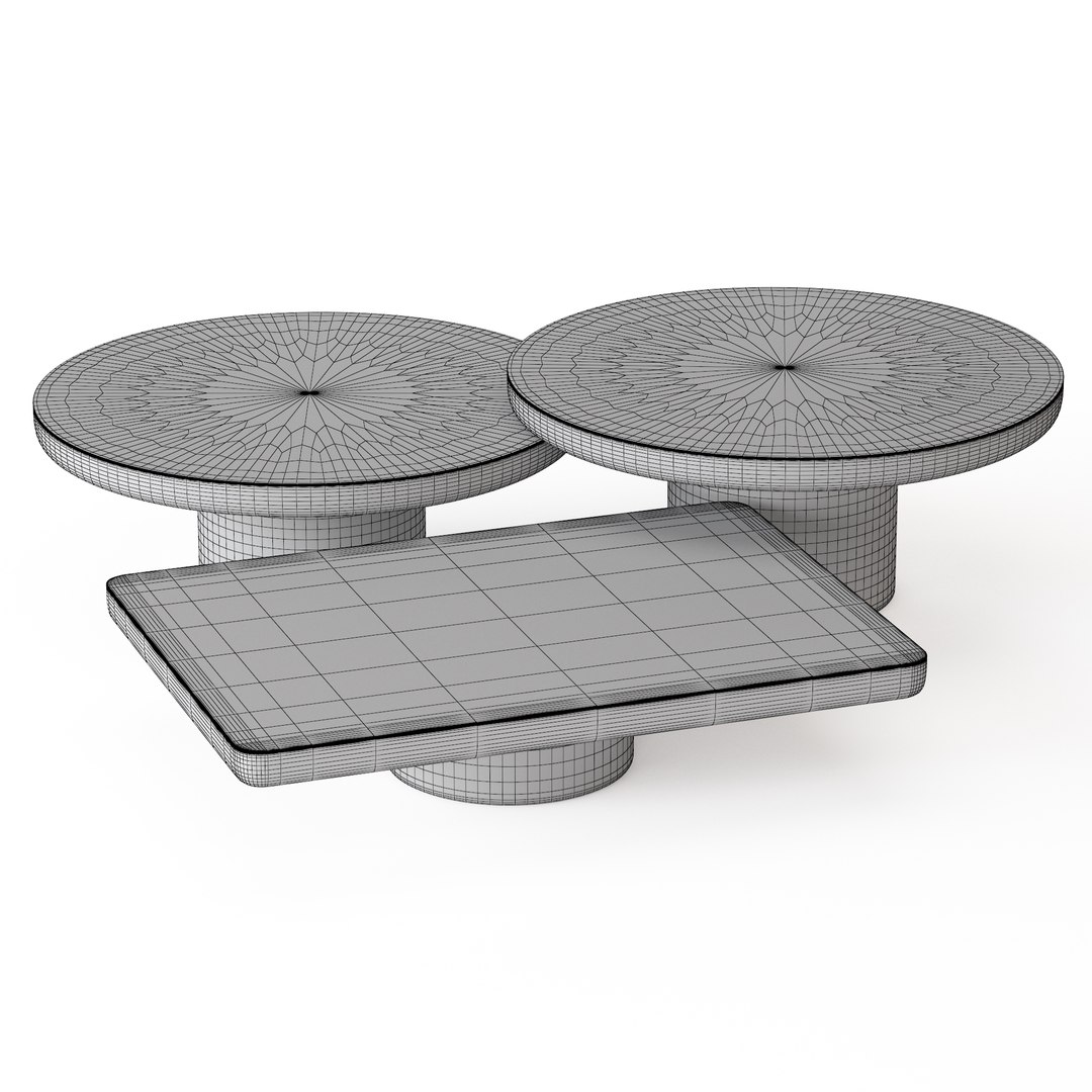 3D Minotti Brady Coffee Tables - TurboSquid 2130466