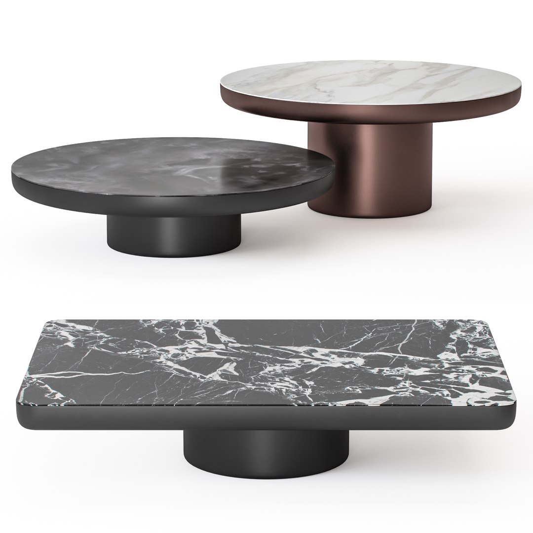3D Minotti Brady Coffee Tables - TurboSquid 2130466