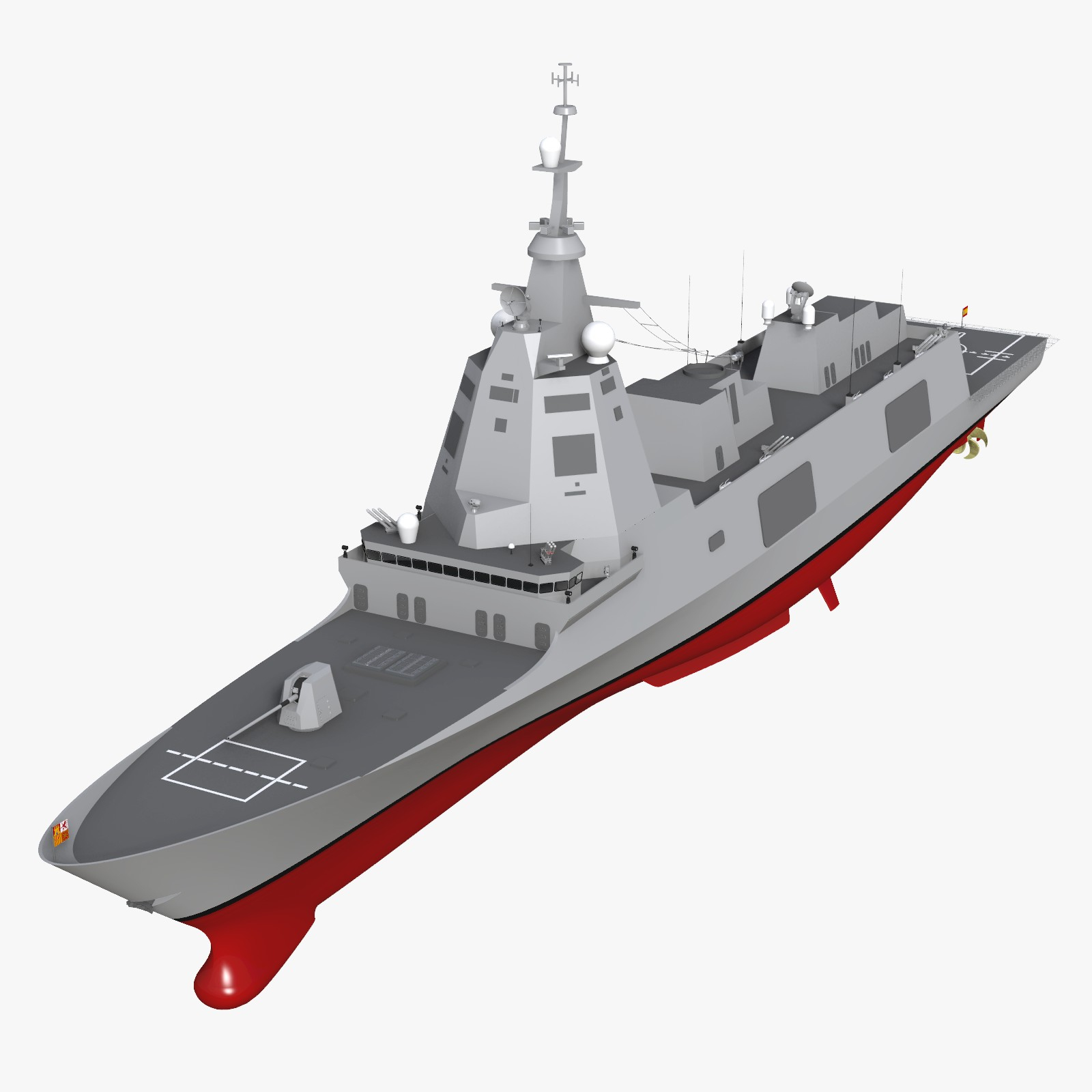 3D model f110 frigate - TurboSquid 1407774