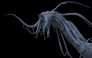 3d chestburster alien model