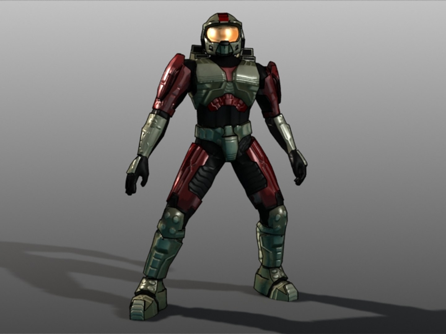 master chief 3d model