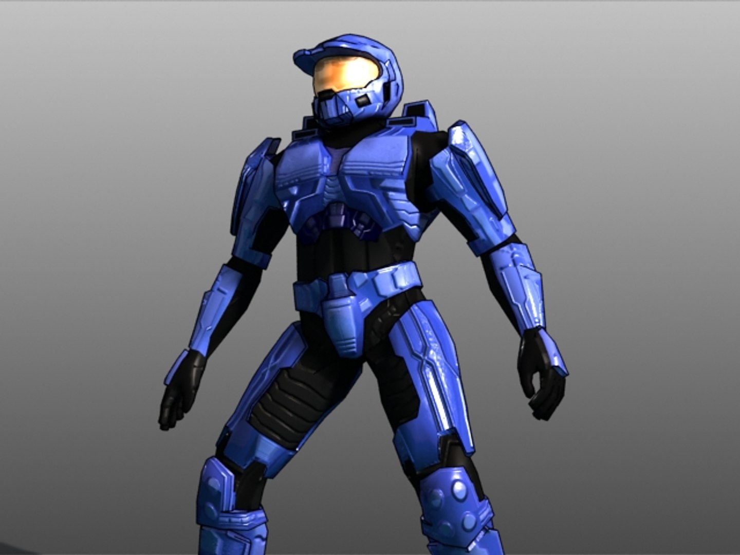 master chief 3d model