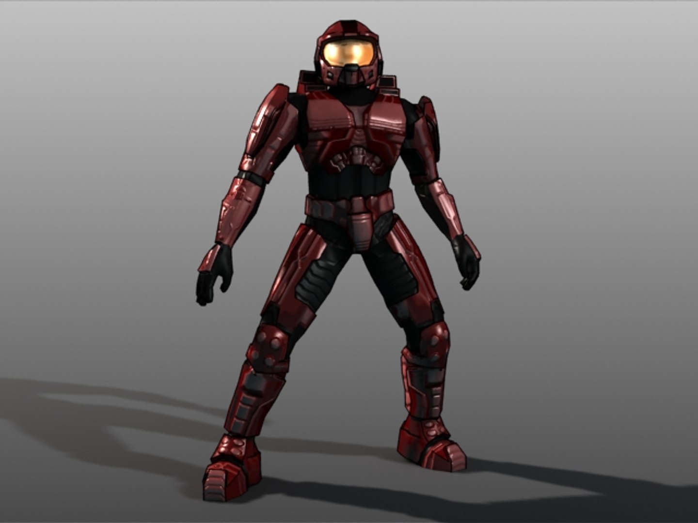 master chief 3d model