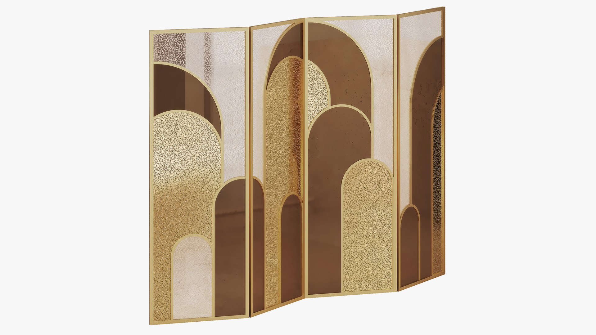 3D Decorative Arched Partition - TurboSquid 2429227