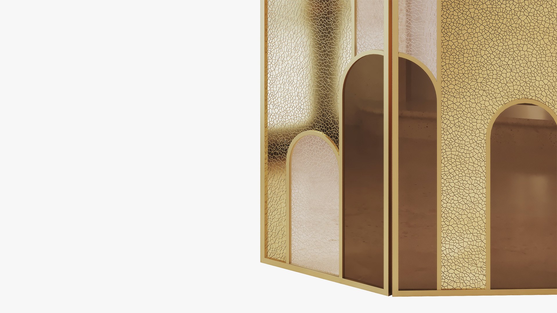 3D Decorative Arched Partition - TurboSquid 2429227