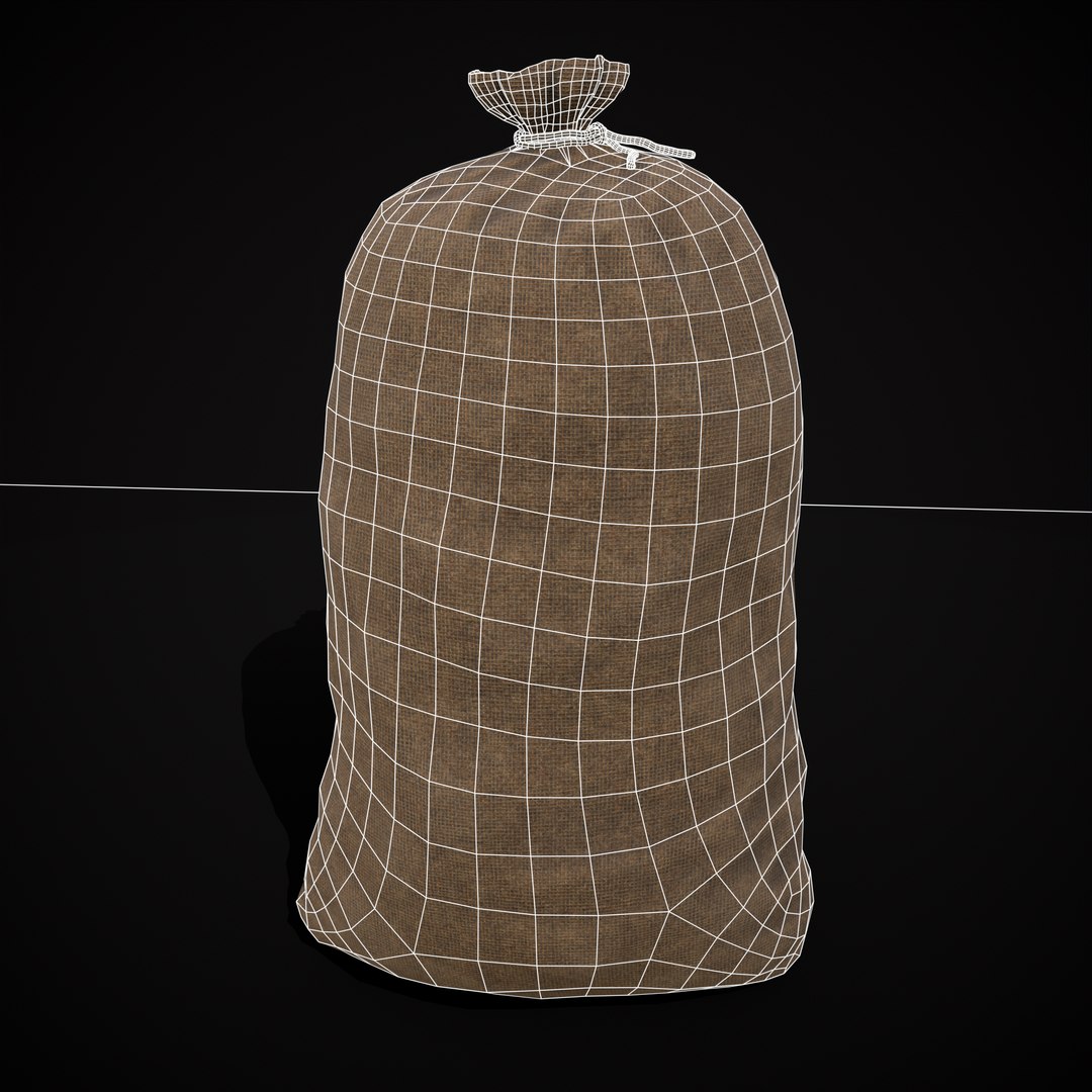Burlap Sacks Of Barley 3D Model - TurboSquid 2224890