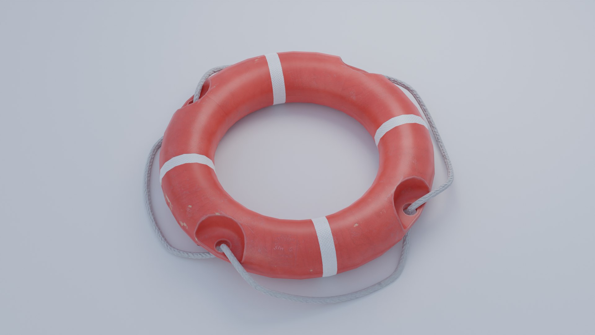 Life Preserver Tube Low-poly 3D Model - TurboSquid 1993491