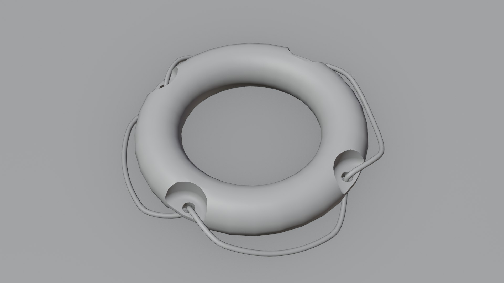 Life Preserver Tube Low-poly 3D Model - TurboSquid 1993491