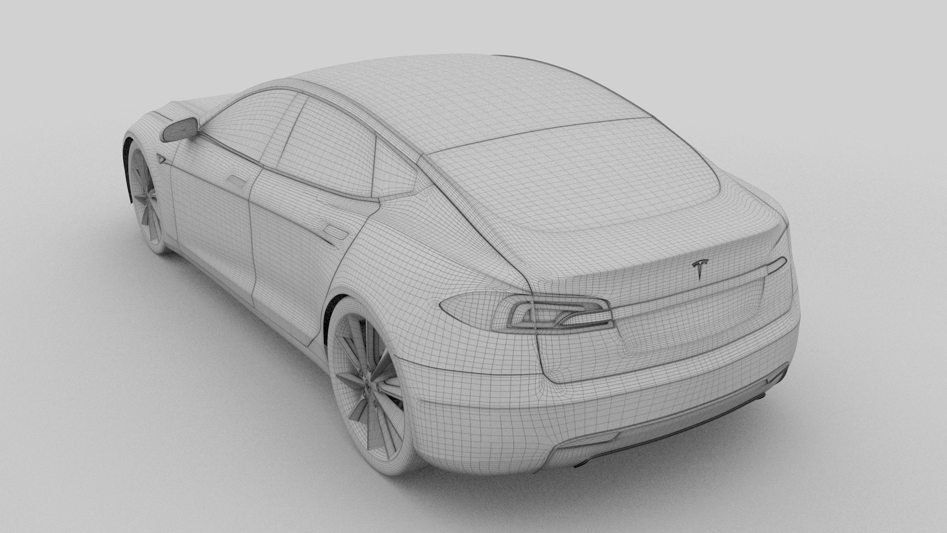 3d Model Of Tesla S