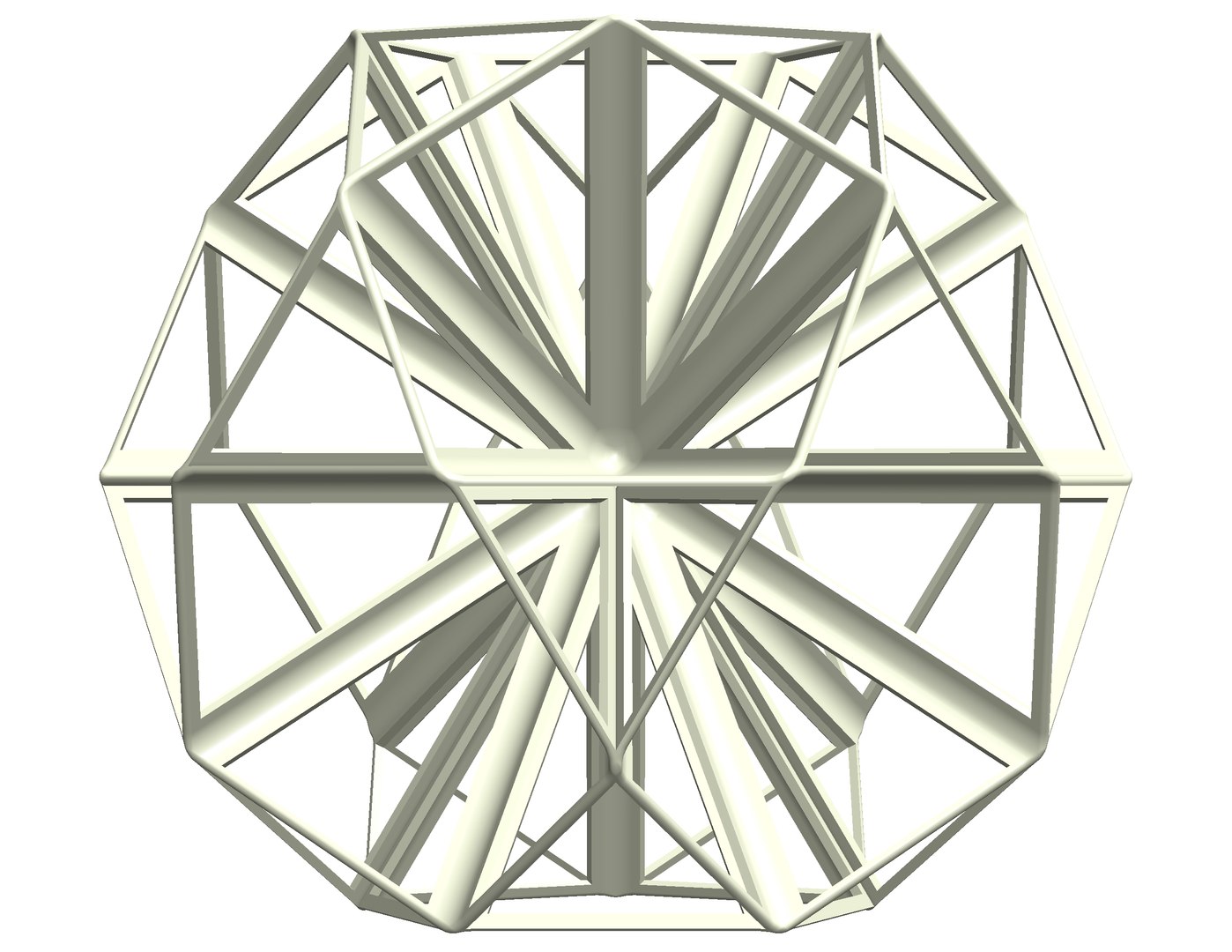 Wireframe Shape Small Icosihemidodecahedron 3D Model - TurboSquid 2211572
