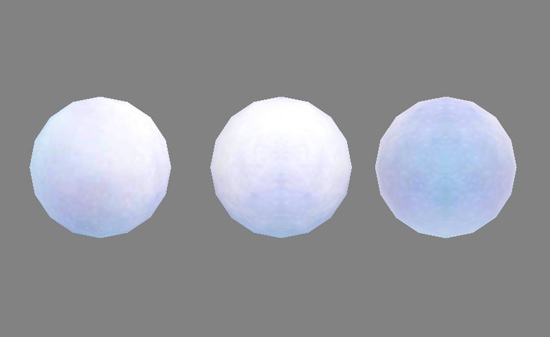 3D snow snowball ball model - TurboSquid 1686841