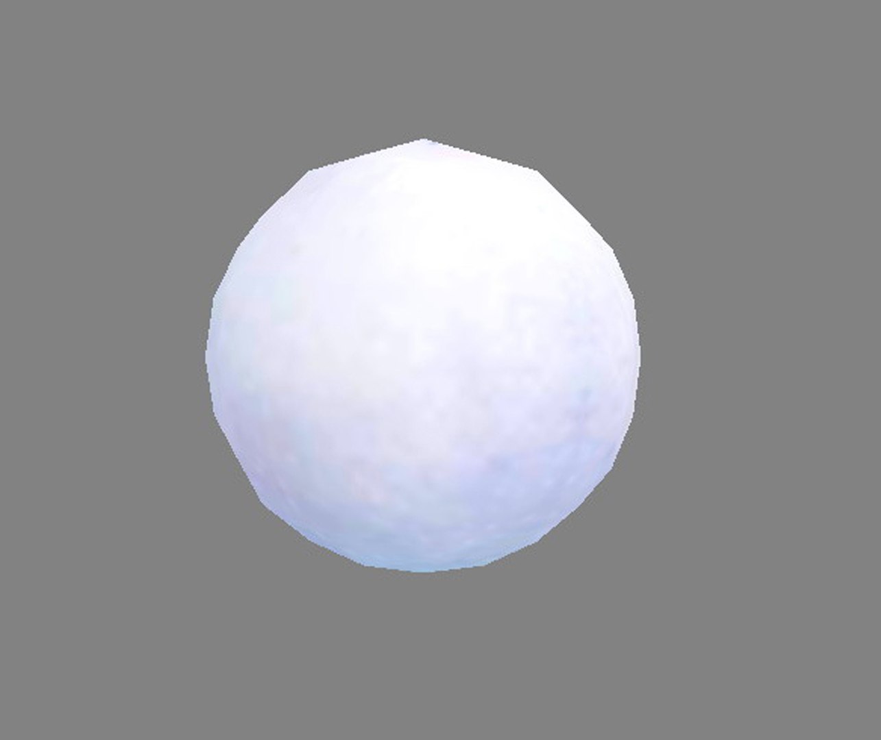 3D snow snowball ball model - TurboSquid 1686841