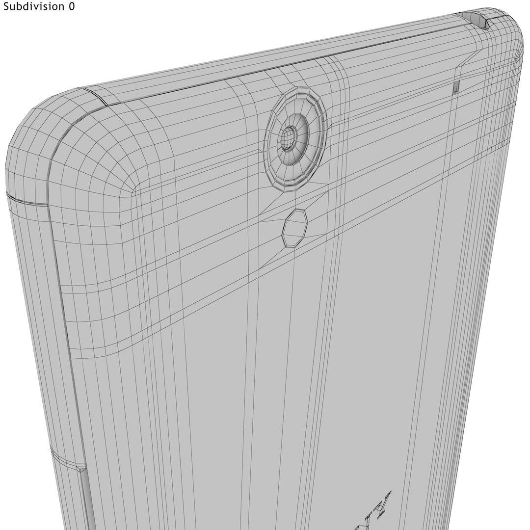 3d Model Of Realistic Sony Xperia C4