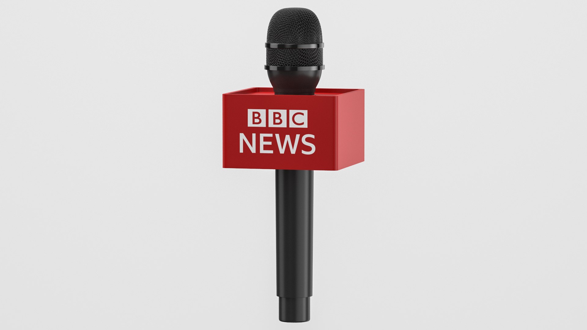 3D BBC Reporter Microphone Model - TurboSquid 1991084