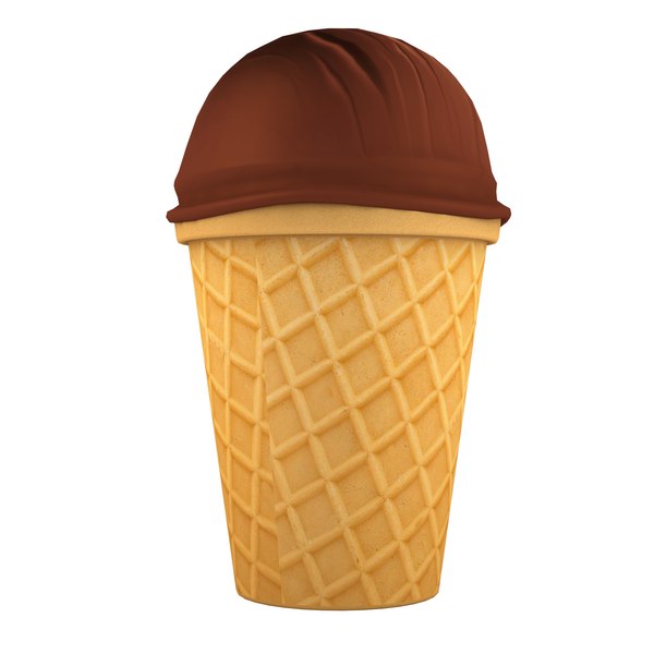Cartoon ice cream 3D model - TurboSquid 1472364