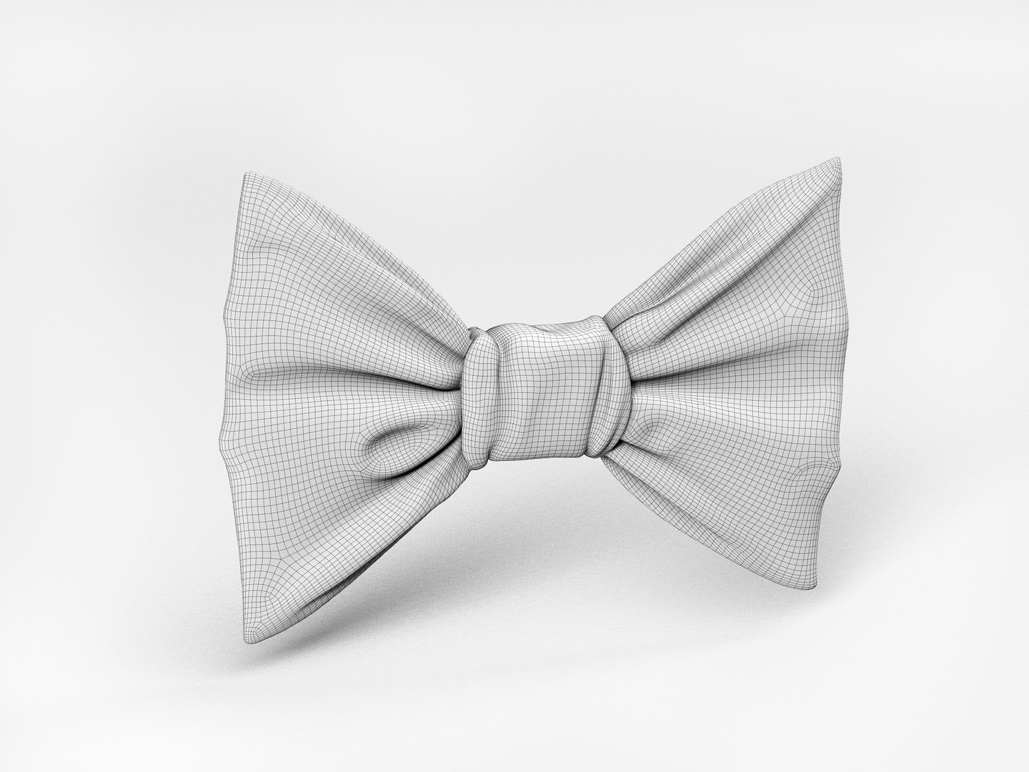 3D Red Bow Tie Model - TurboSquid 2350733