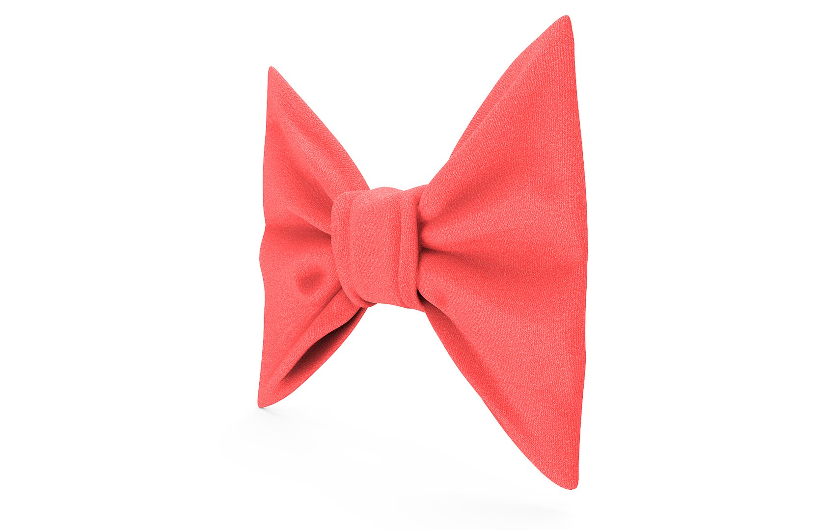 3D Red Bow Tie Model - TurboSquid 2350733