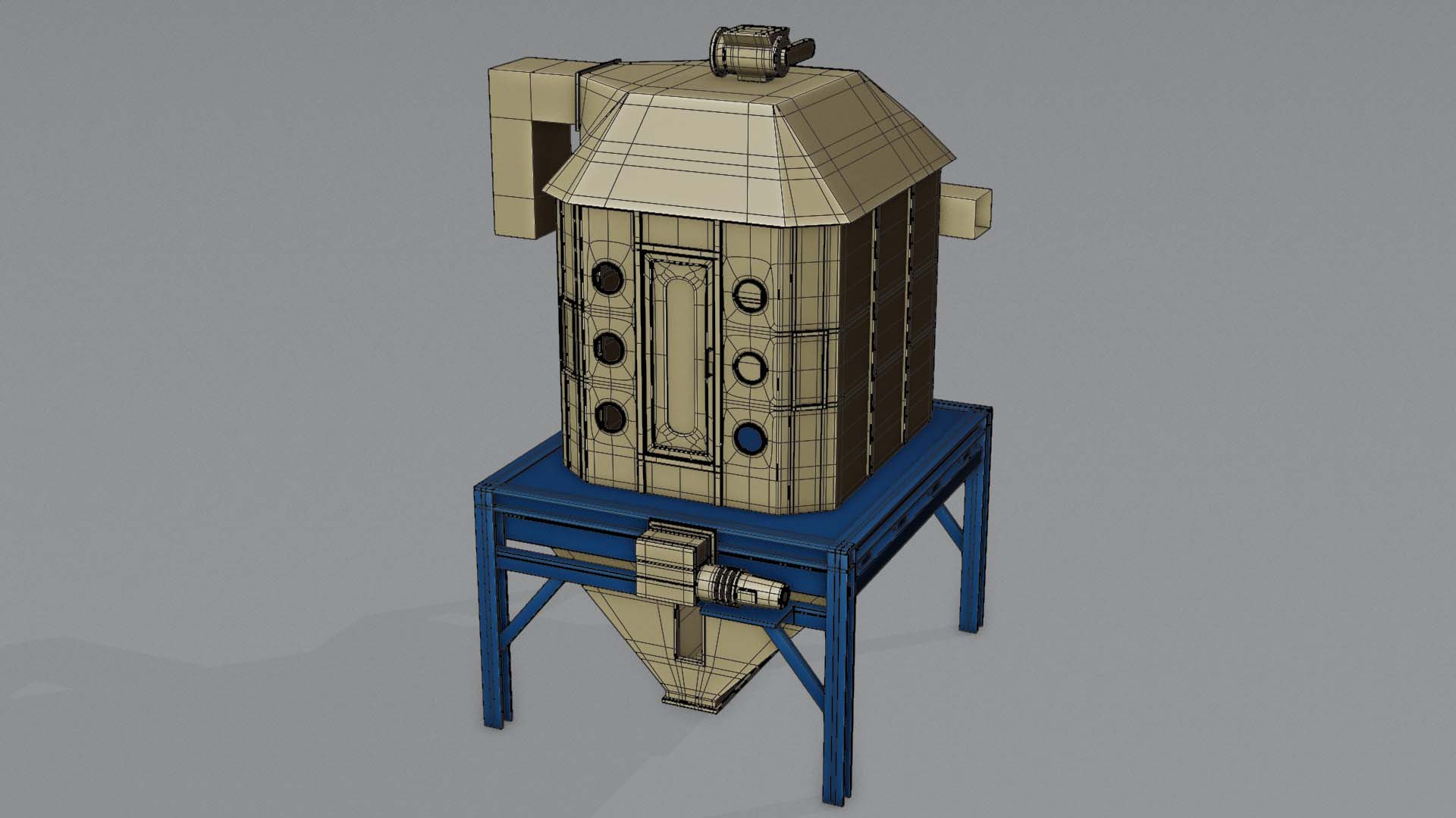 Cooling With Crumble Sanitization Machine 3D Model - TurboSquid 1996228