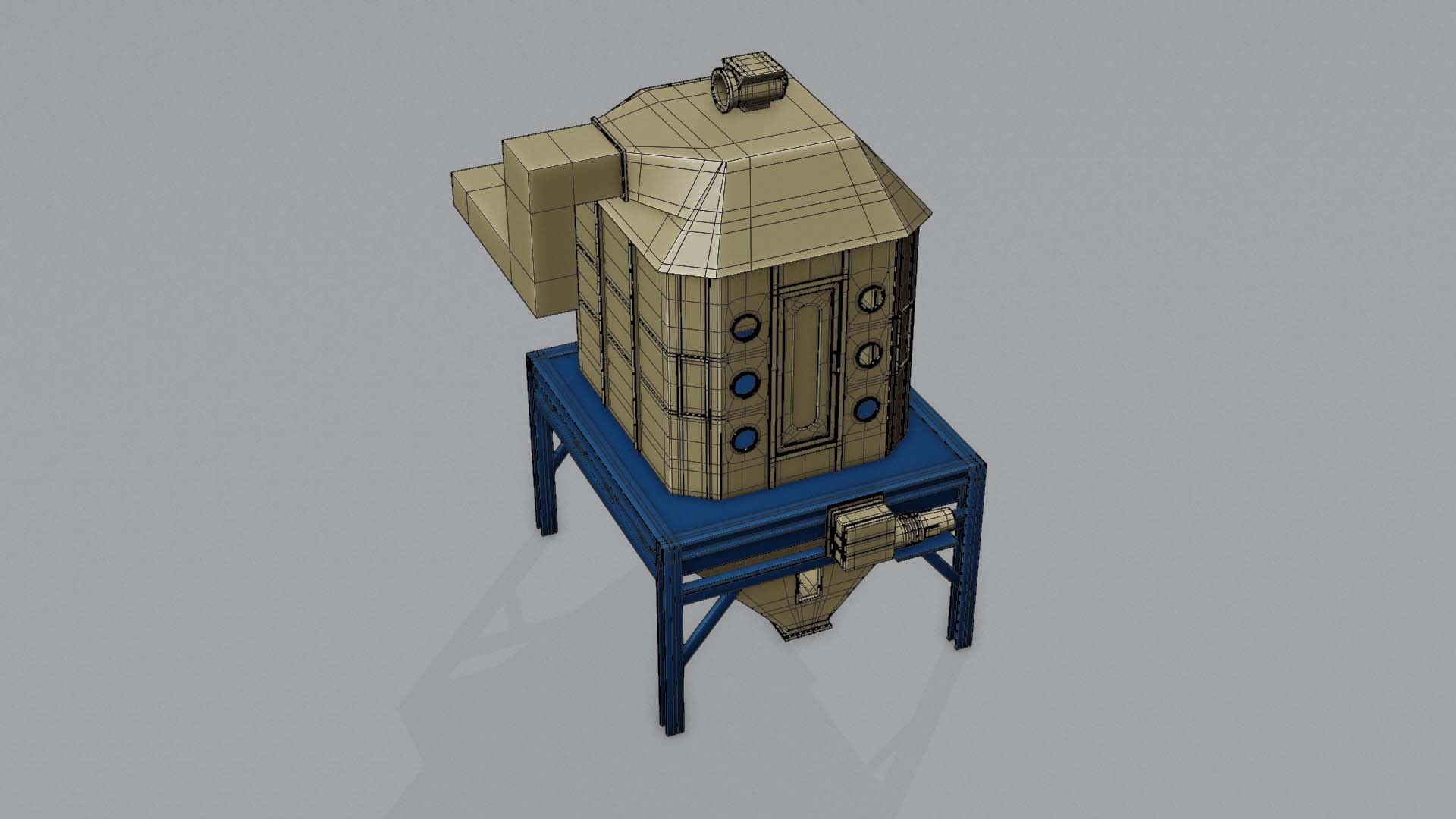 Cooling With Crumble Sanitization Machine 3D Model - TurboSquid 1996228