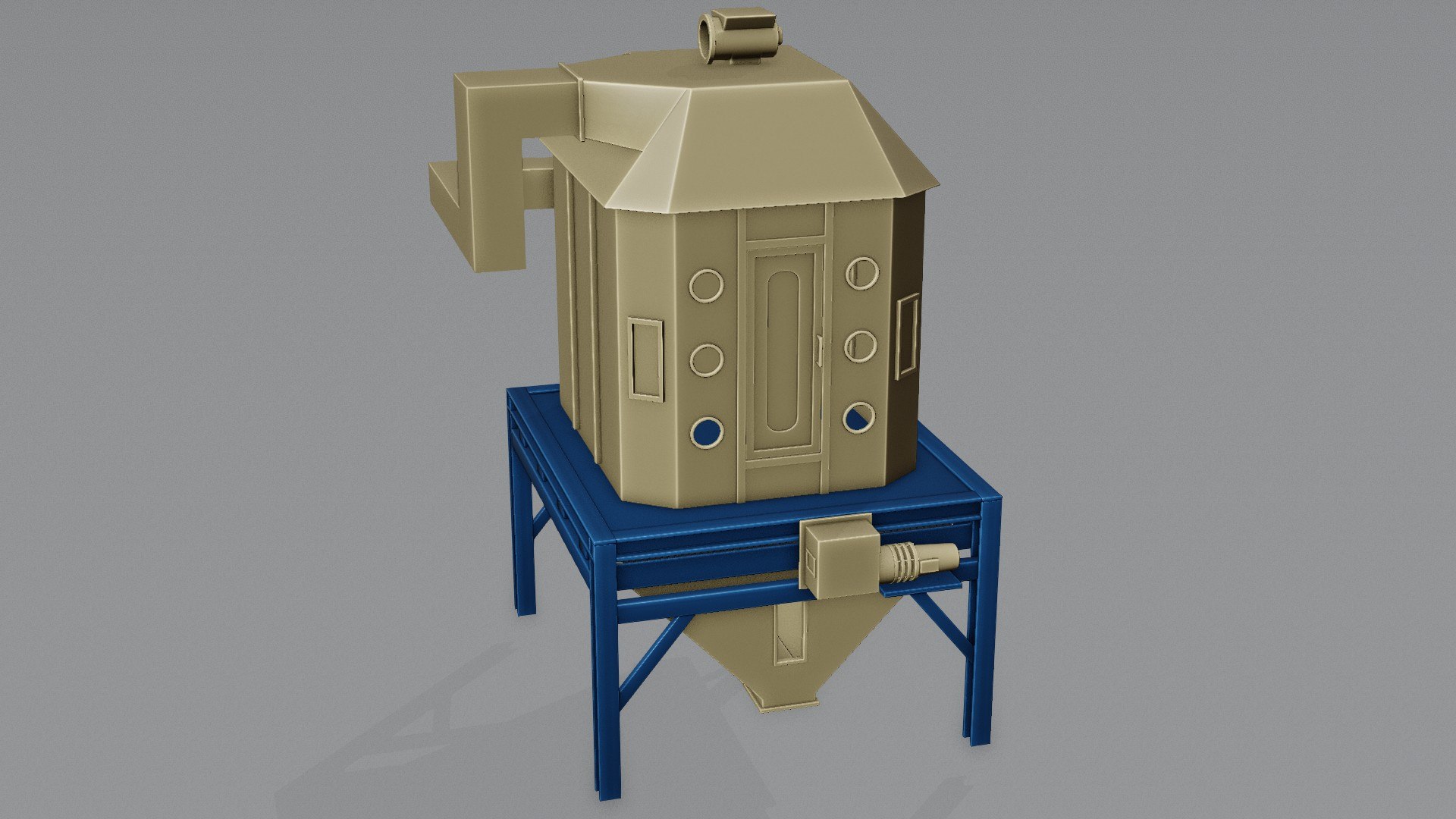 Cooling With Crumble Sanitization Machine 3D Model - TurboSquid 1996228