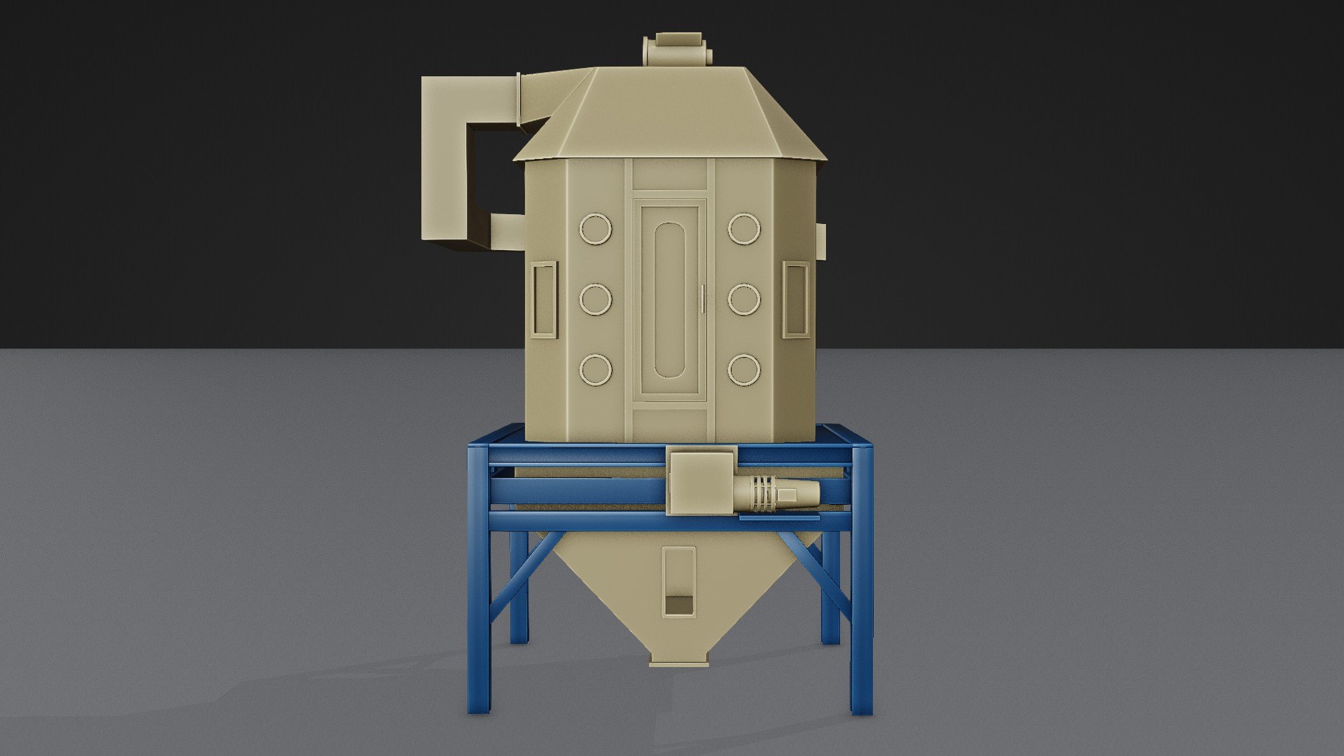 Cooling With Crumble Sanitization Machine 3D Model - TurboSquid 1996228