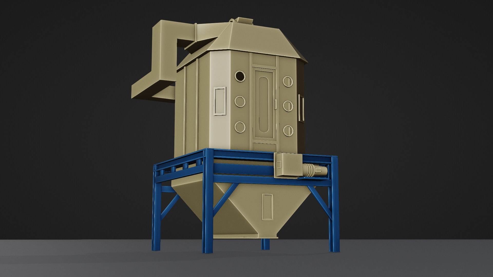 Cooling With Crumble Sanitization Machine 3D Model - TurboSquid 1996228