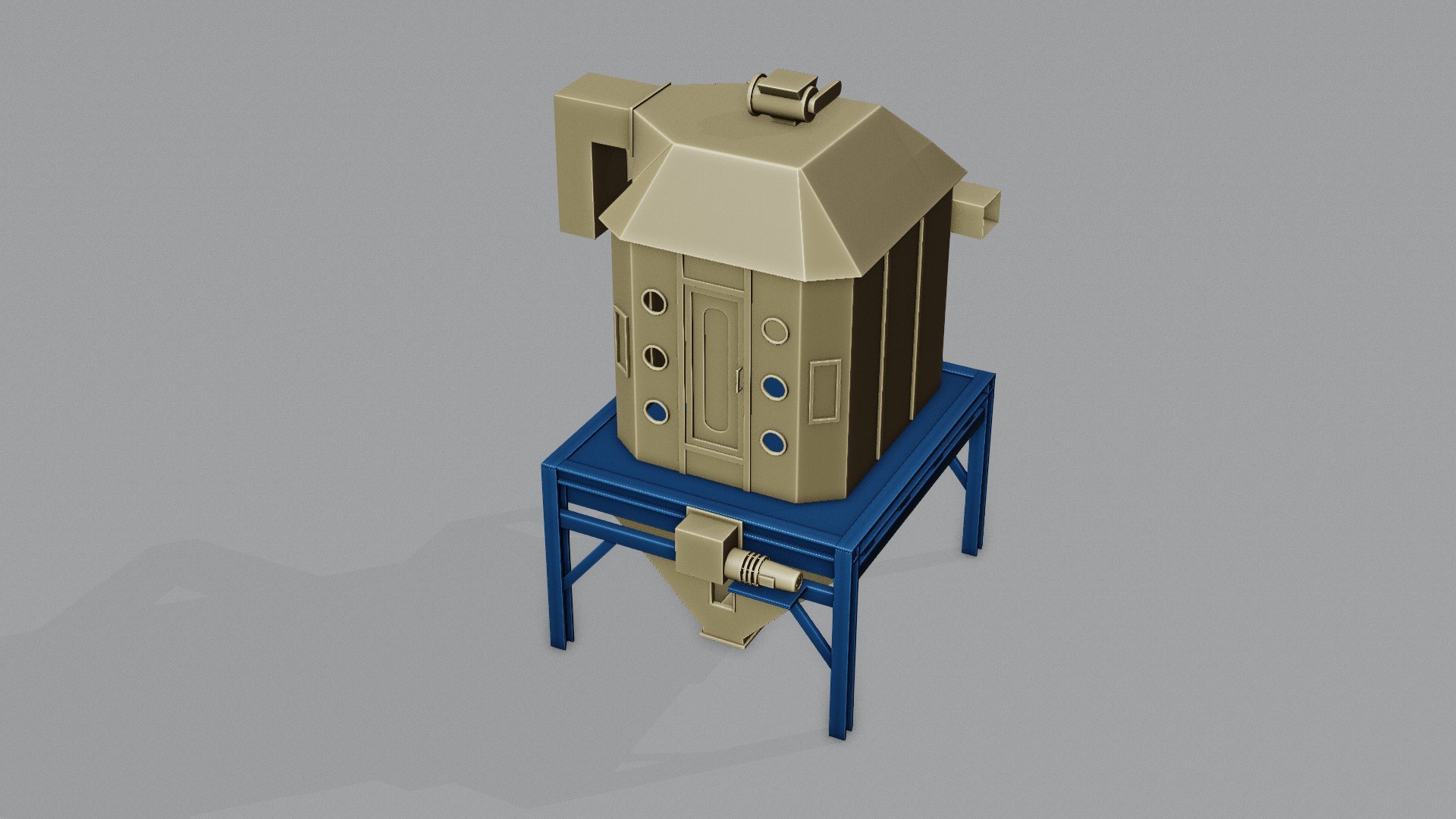 Cooling With Crumble Sanitization Machine 3D Model - TurboSquid 1996228