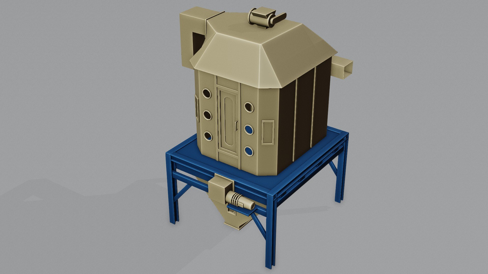 Cooling With Crumble Sanitization Machine 3D Model - TurboSquid 1996228