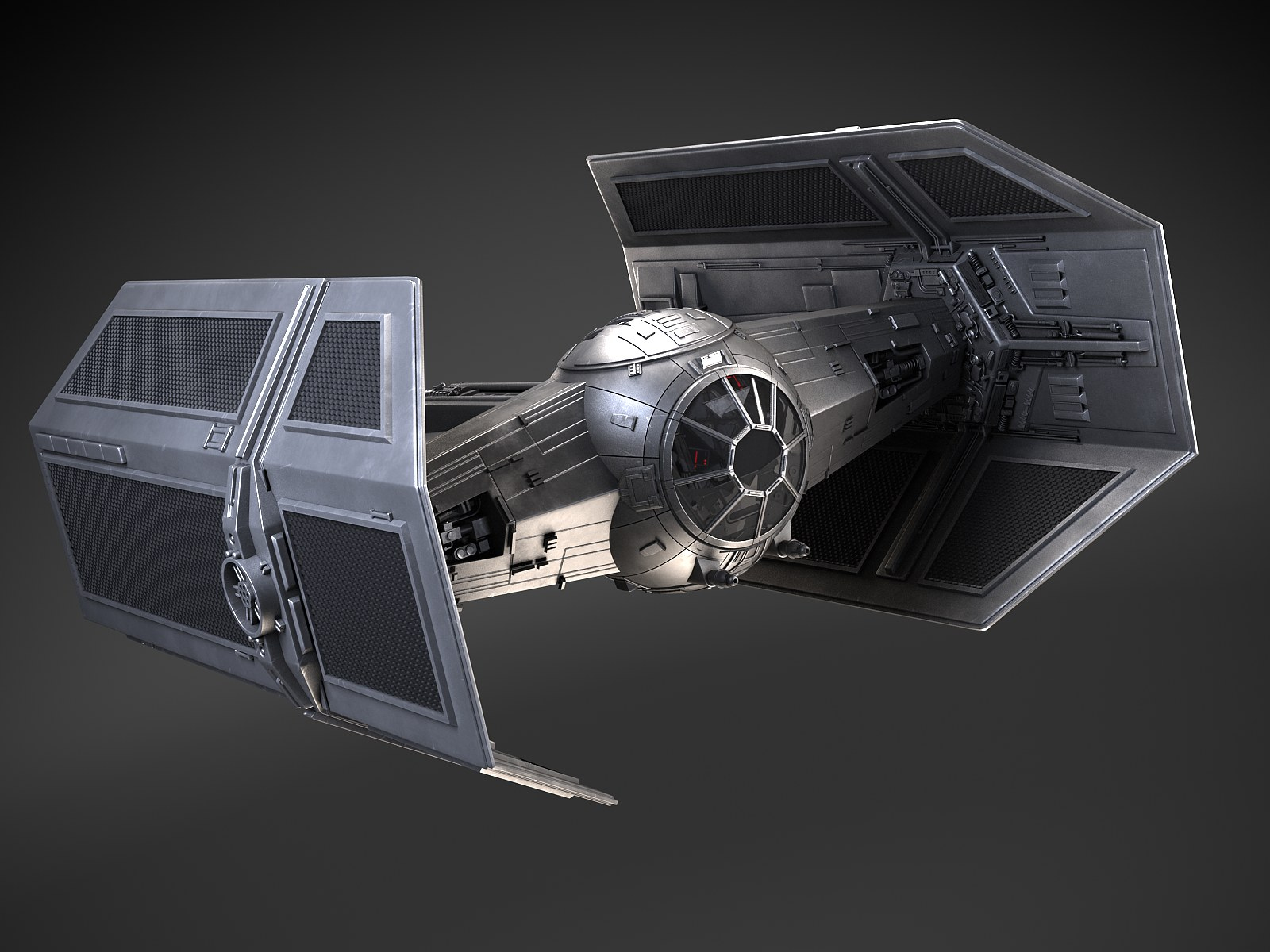 3D модель Звездные войны Tie Fighter Advanced - TurboSquid 1063023