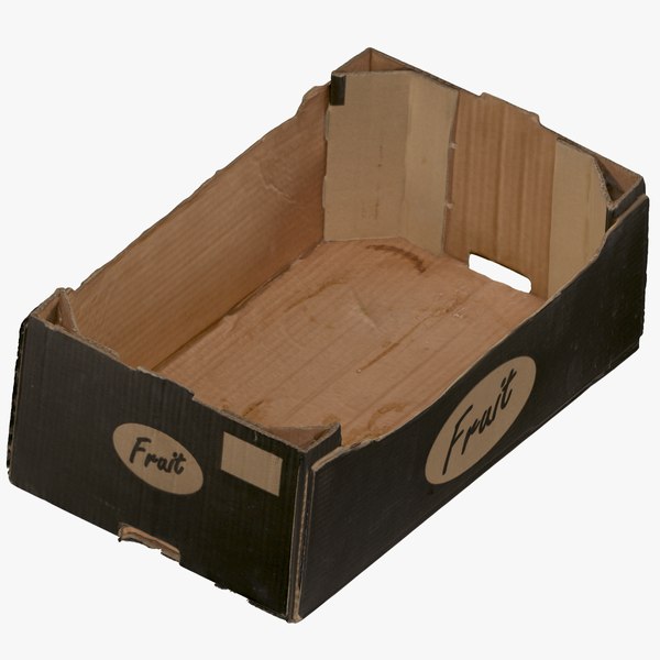 Cardboard Crate 01 RAW Scan 3D model - TurboSquid 1780878