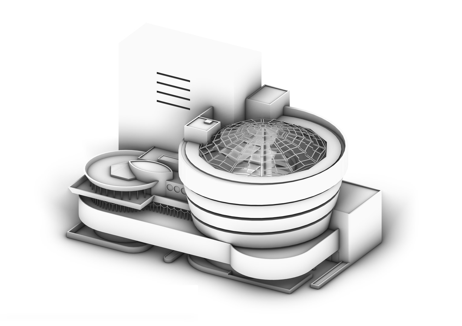 Guggenheim Museum 3D - TurboSquid 1605768