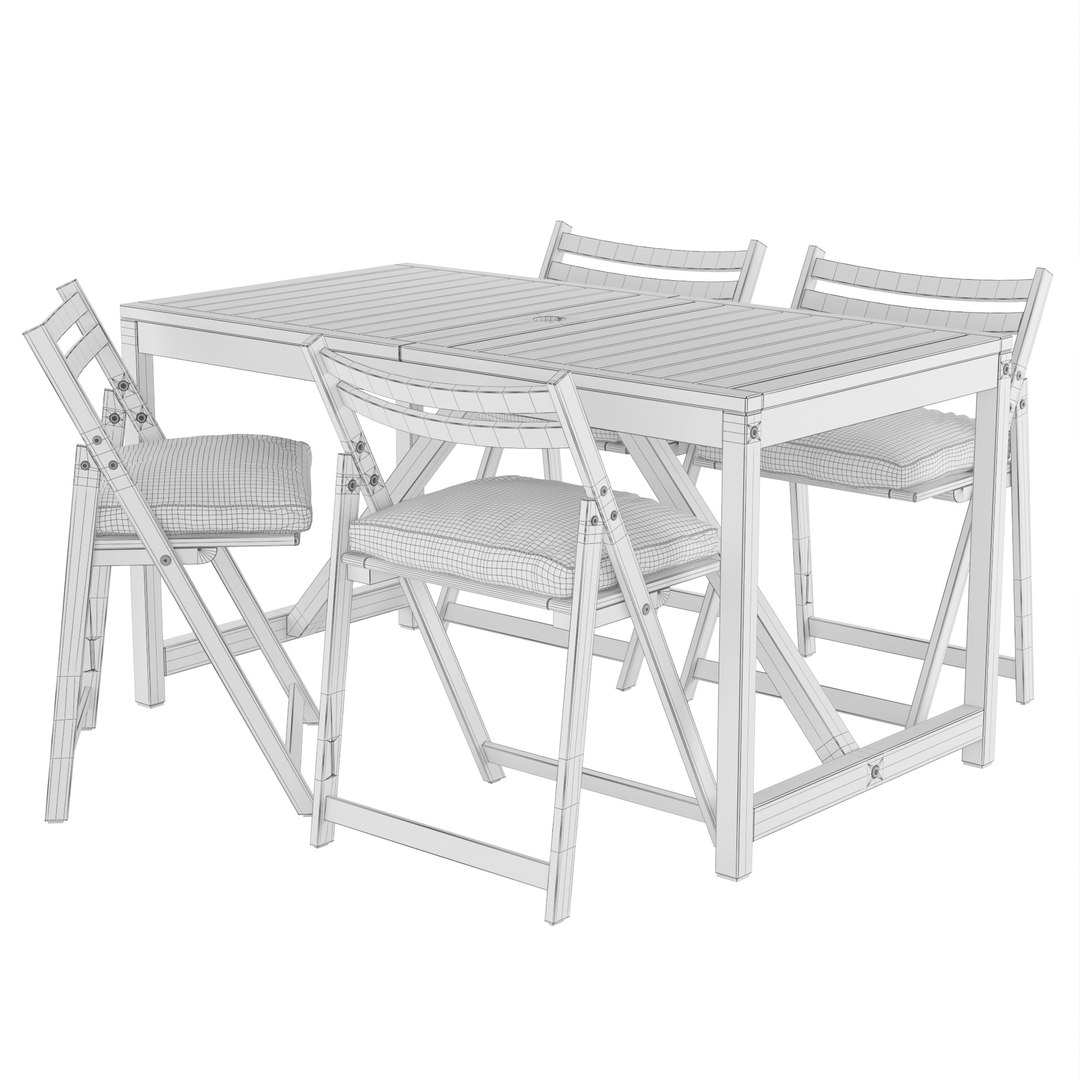 Free 3D Model Table And Chair Nammaro - TurboSquid 2157694