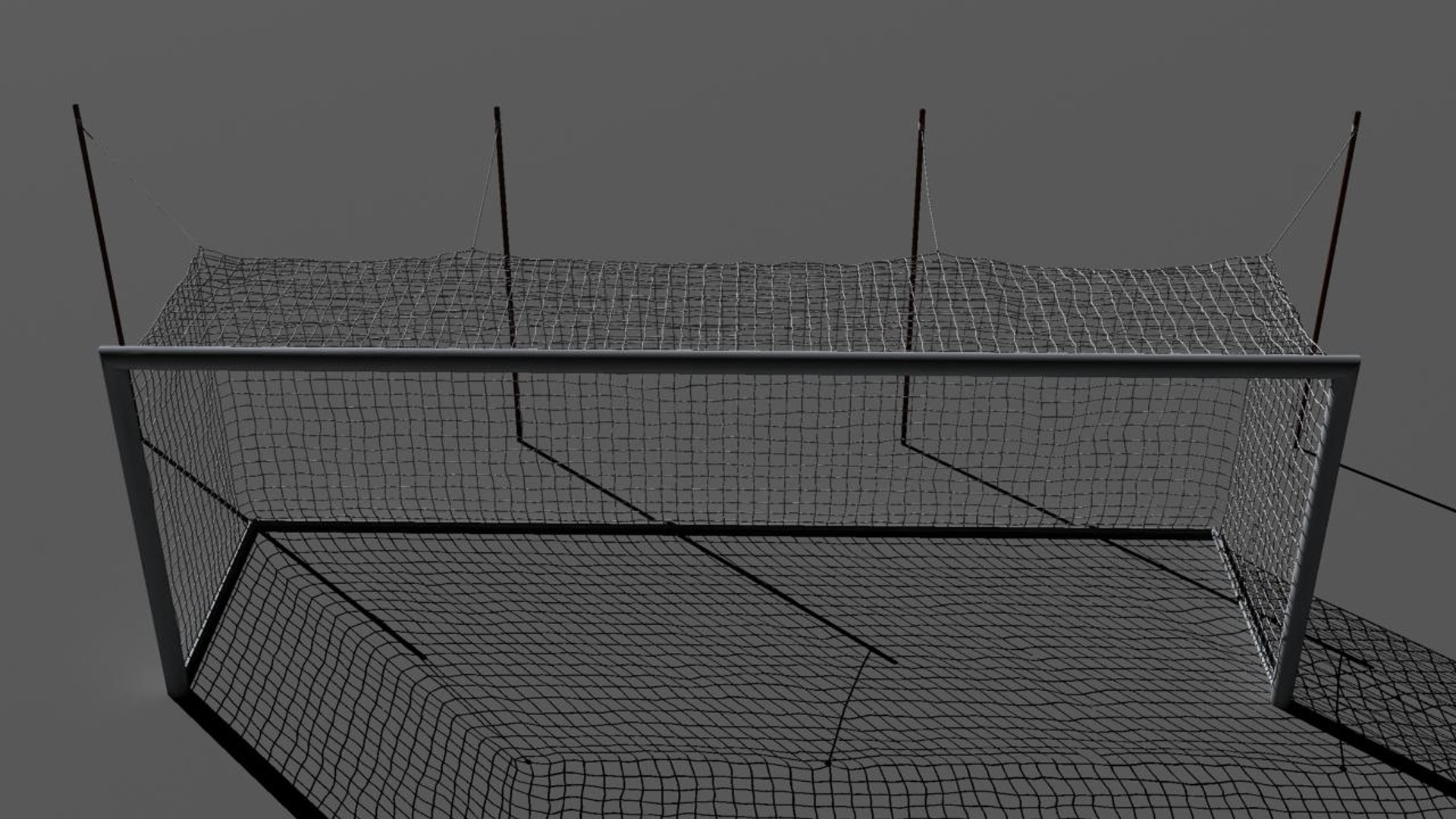 Free Soccer Goal 3d Model