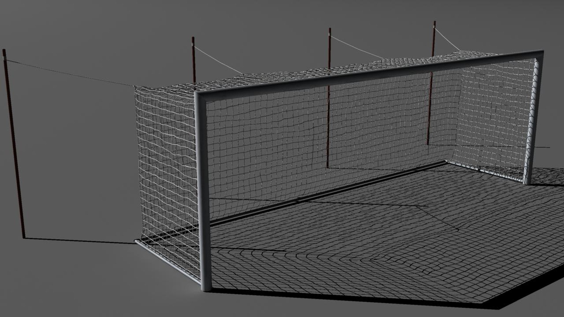 Free Soccer Goal 3d Model