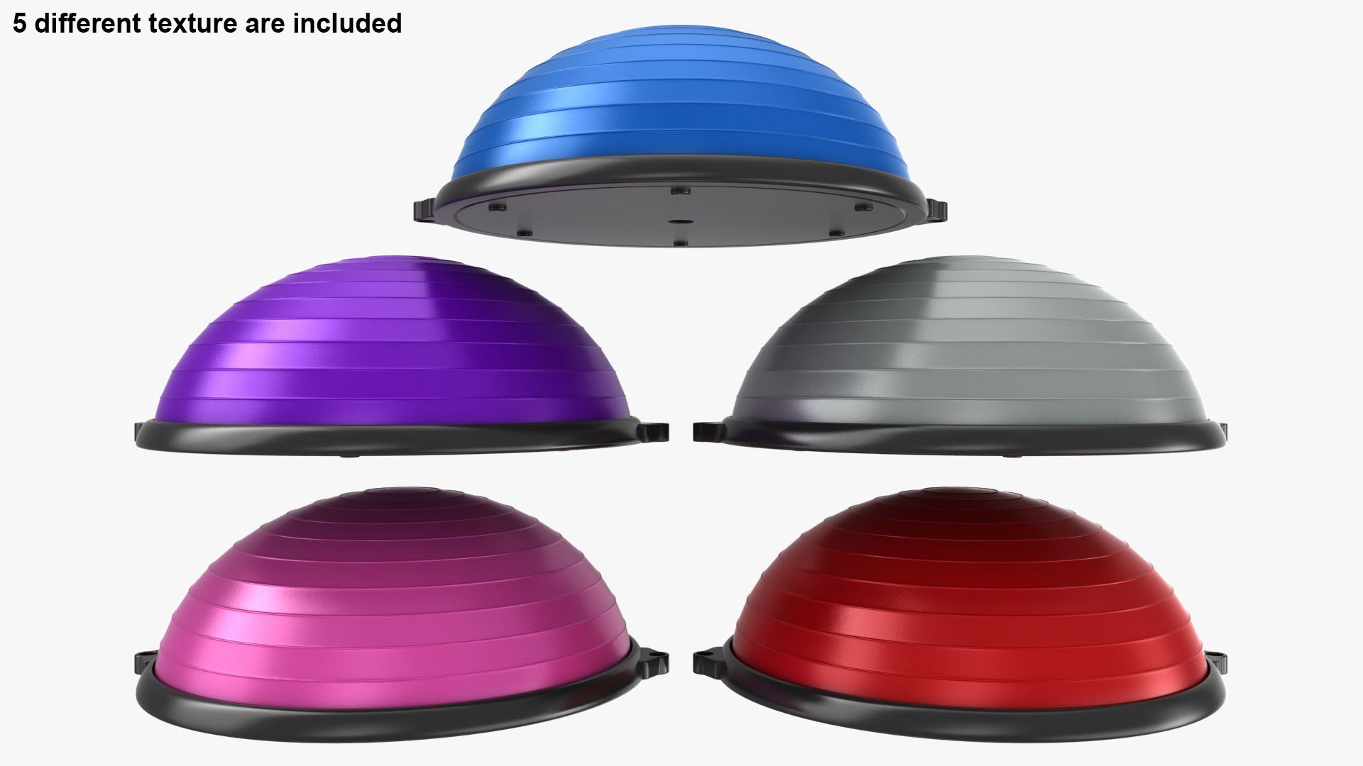3D Realistic Bosu Ball - TurboSquid 1459067