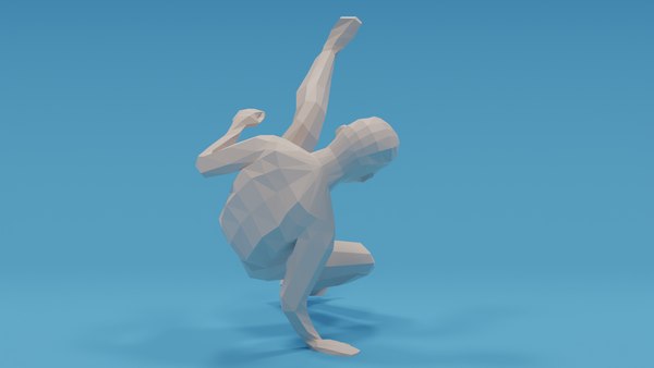 3D break dance kid model - TurboSquid 1630523