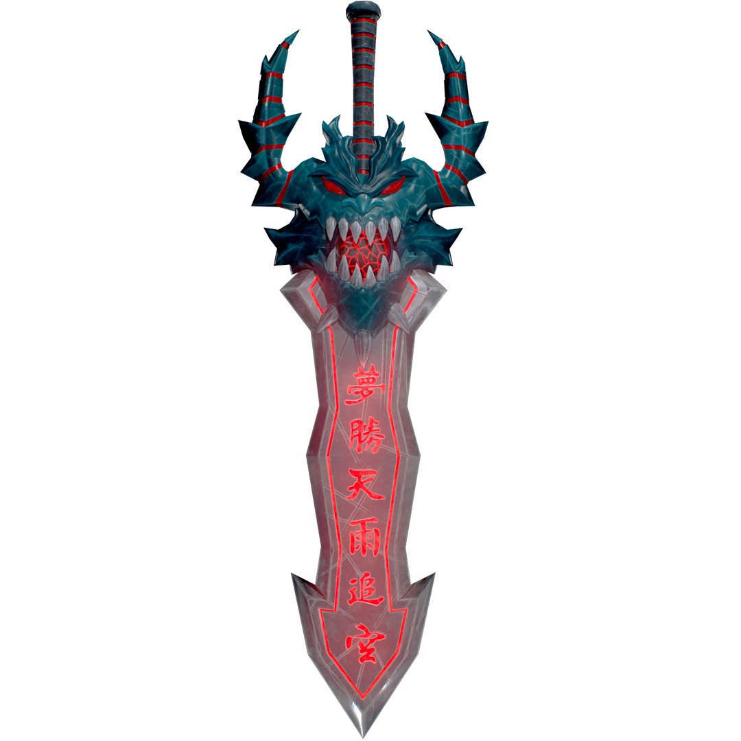 Stylized Sword 3D - TurboSquid 2054775