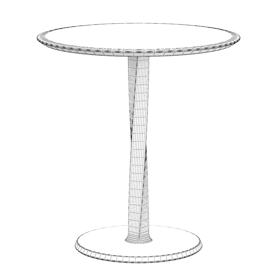 3D Torsion Dining Table - TurboSquid 1966725