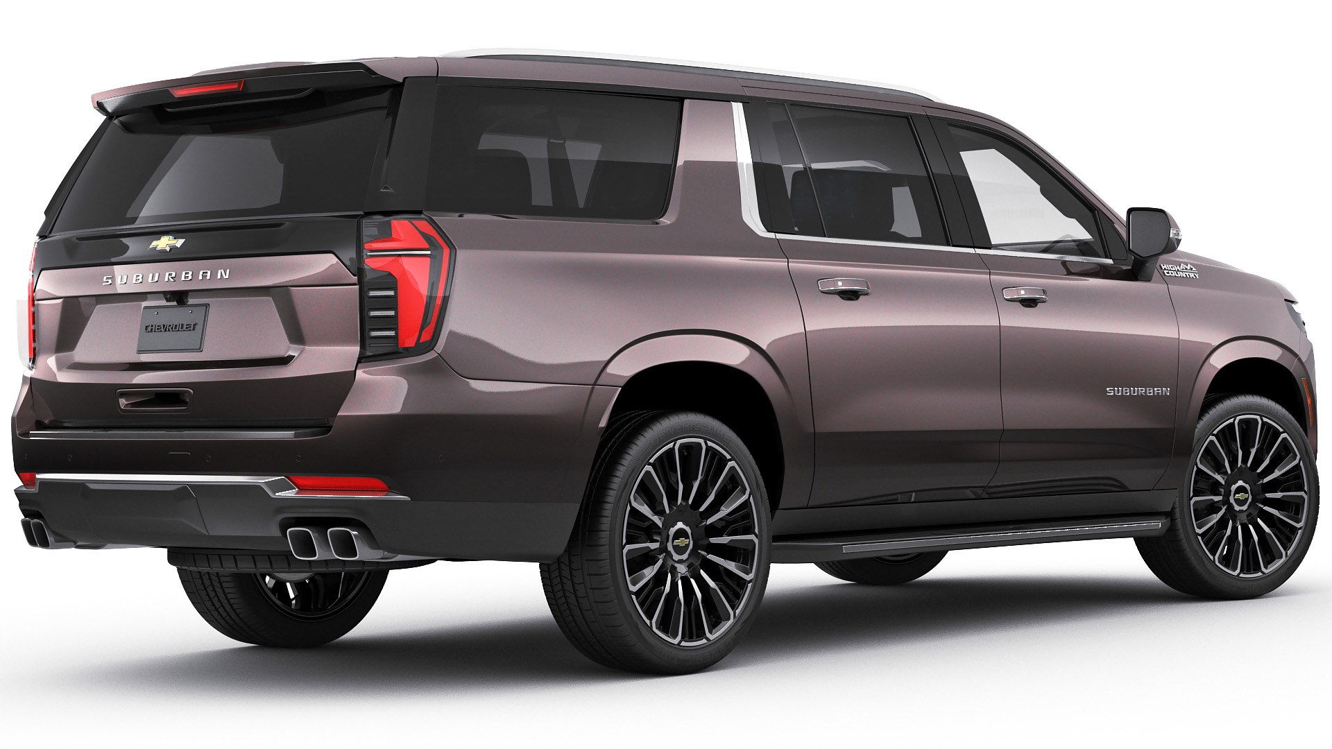 Chevrolet Suburban 2025 High Country 3D Model - TurboSquid 2375228