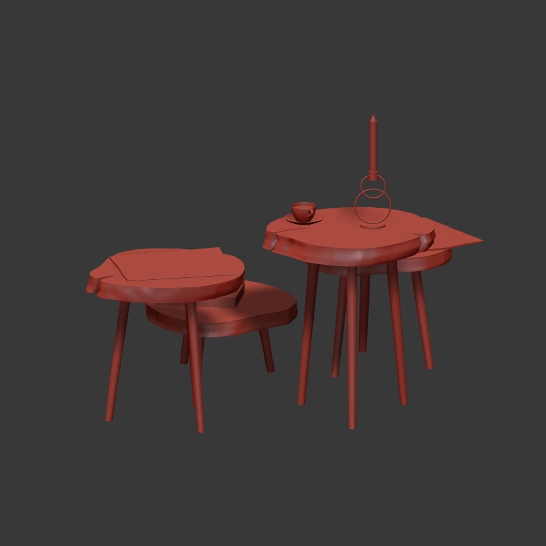 3D coffee tables - TurboSquid 1382943